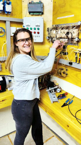 Female building automation student adds to diverse skill set | News ...
